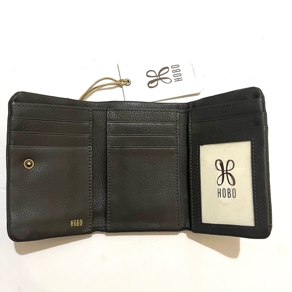 HOBO | Bags | Hobo Genuine Leather Trifold Wallet In Slate Unisex ...